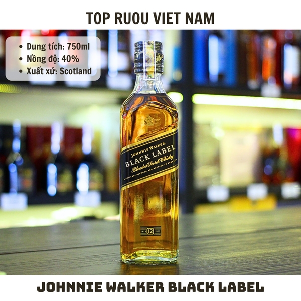 Whisky Johnnie Walker Black Label - 375ml - 40% - Scotland