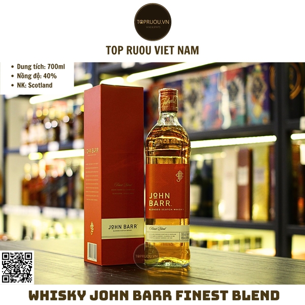 Whisky John Barr Finest Blend - 700ml - 40%- Scotland