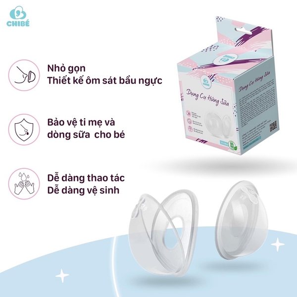 Dụng cụ hứng sữa Chibé Đồ Sơ Sinh Cao Cấp | Thế giới cho mẹ và bé tại ...