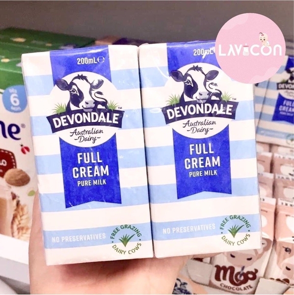 Sữa nước tươi DevonDale nguyên kem 200ml 1y+ Đồ Sơ Sinh Cao Cấp | Thế ...