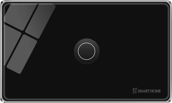 Công tắc thông minh LutaSmart nút lõm Zigbee - Tuya - 1 Nút - Trắng