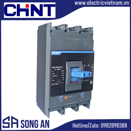 Aptomat MCCB NXM1600H- 3P Icu=70kA , Idm 1600A | SONG AN viet nam