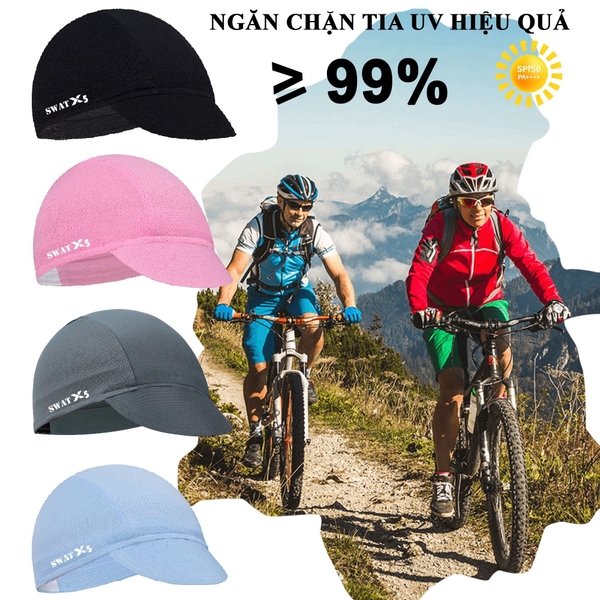 NÓN NỬA ĐẦU XE ĐẠP SWAT X5 - XANH DƯƠNG - SWATVN