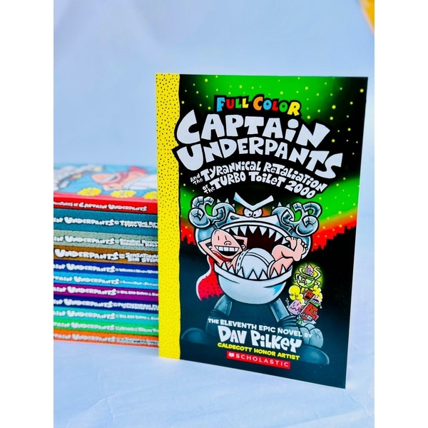 Sách tiếng anh - Thuyền trưởng quần chíp Captain underpants 12 cuốn ...