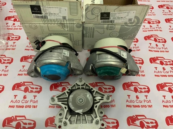 Cao su chân máy xe Mercedes S W222 - A2222407917 - A2222408017