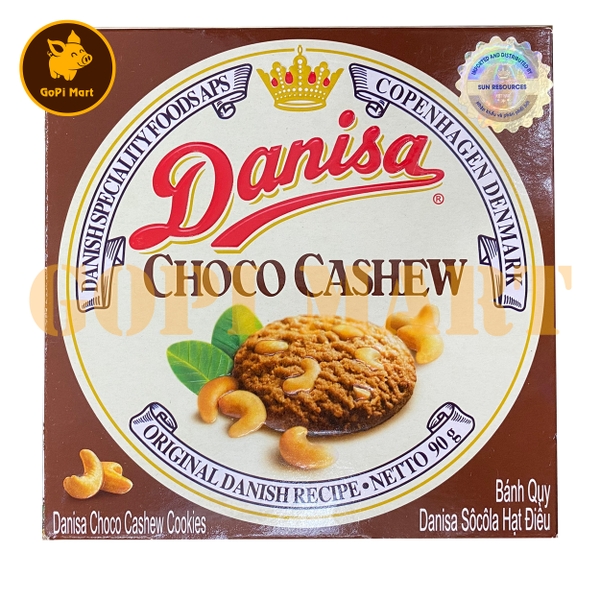 Bánh quy socola hạt điều DANISA hộp 90g CÔNG TY TNHH SẢN XUẤT, THƯƠNG ...