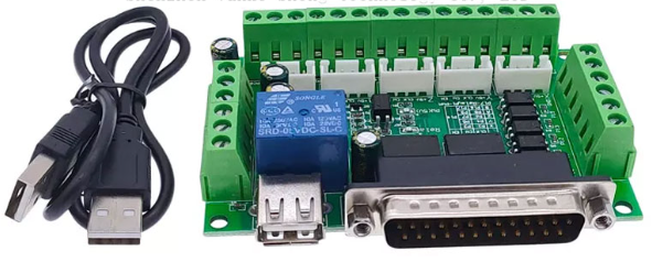 Mạch Điều Khiển CNC BOB MACH3 LPT 5 Trục - VINADENKI