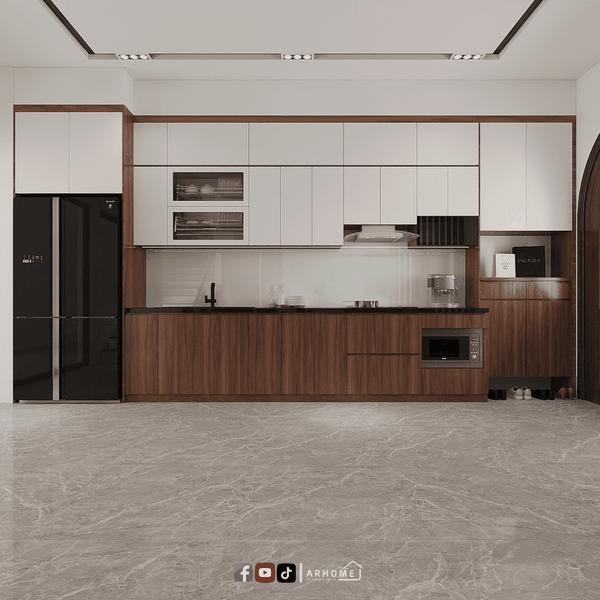 Tủ Bếp Gỗ Công Nghiệp CN06