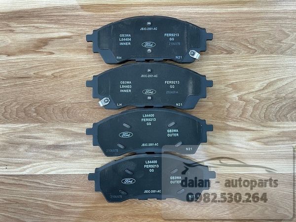 [Chính hãng] Má phanh trước Ford Ranger Raptor 2.0 2018 2019 2020 ...