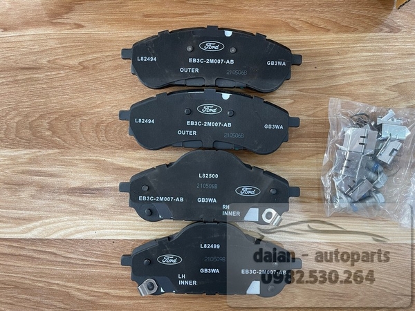 [Chính hãng] Má phanh sau Ford Everest 2015 2016 2017 2018 2019 2020 ...