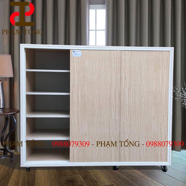 Tủ giày cửa lùa nhựa đài loan mẫu mới nhất hiện nay