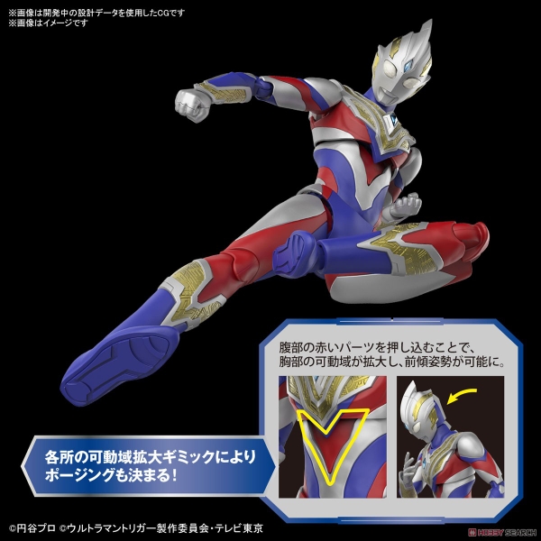 ULTRAMAN TRIGGER MULTI TYPE Figure-rise Standard BANDAI Đế Quốc Gundam ...