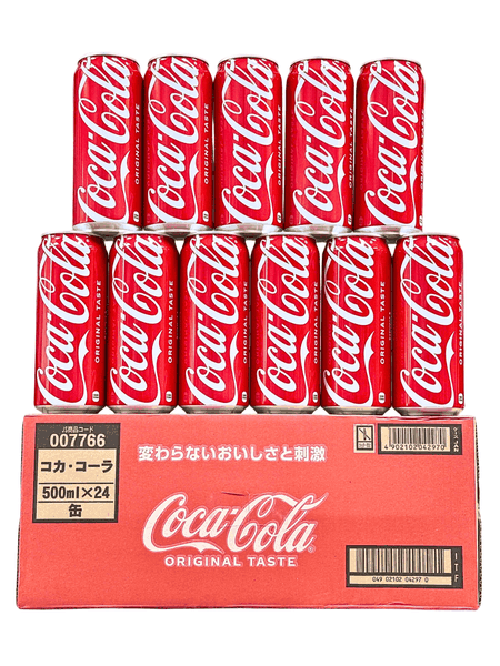 Coca Nhật 500ML Thùng 24 Lon (Coca Cola Original Taste) | Todayfoods