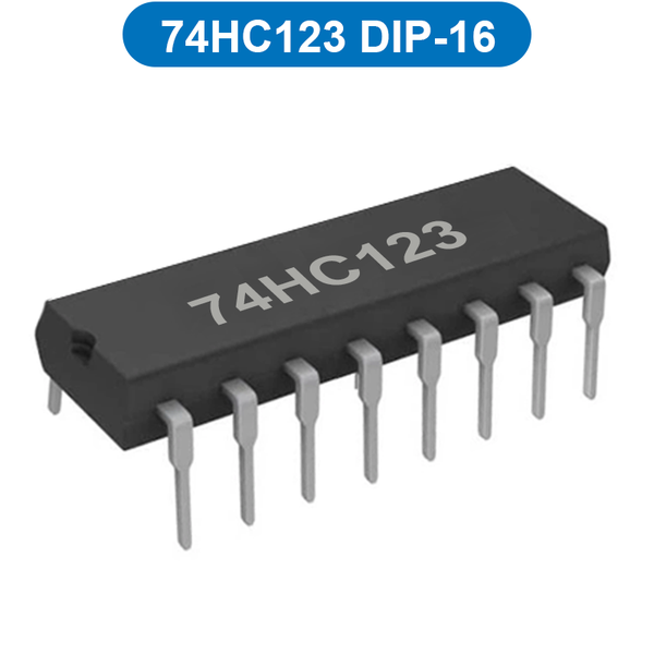 IC Monostable Multivibrator 74HC123 chân cắm / chân dán