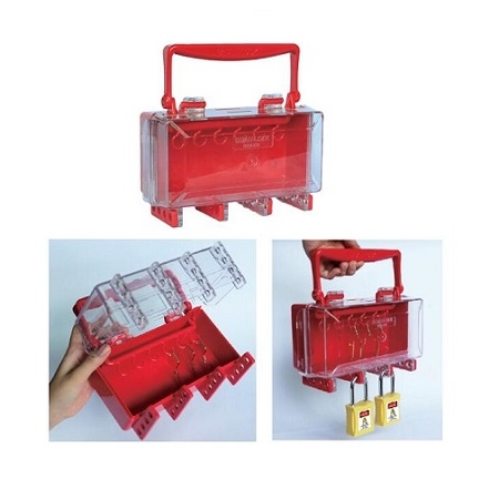 Portable and Transparent Acrylic Group Lockout Boxes BAN-X18 BEIAN LOCK ...