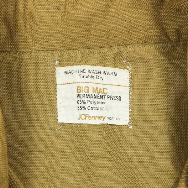 Vintage Big Mac JCPenney USA Work Shirt Size M