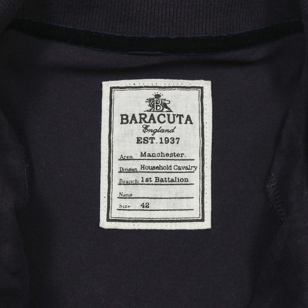 Baracuta England Zipped Track Top Size S