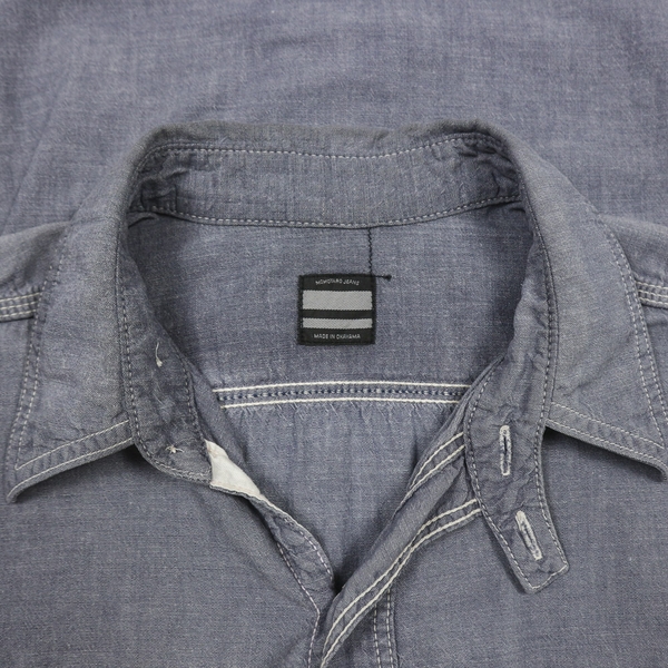 Momotaro Japan Made Chambray Work Shirt Size M