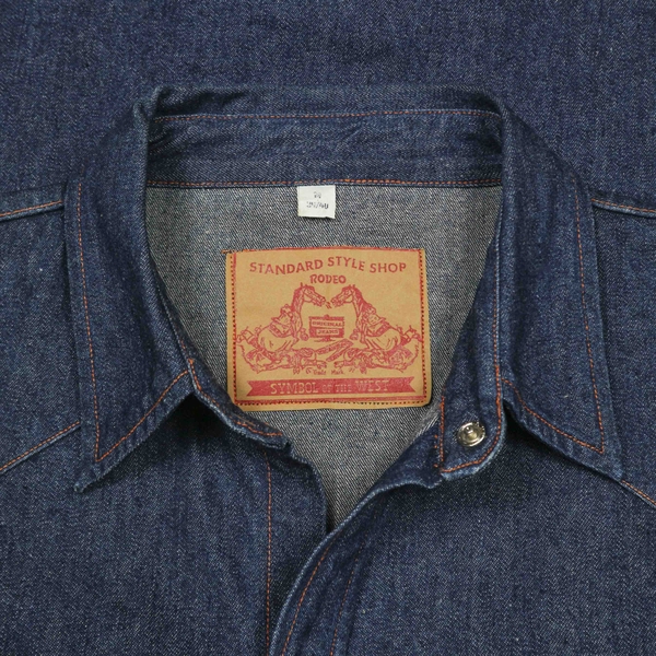 Standard Style Shop Rodeo Uncle Denim Western Shirt Size L