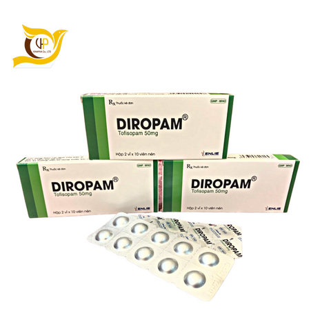 Diropam- Điều trị bệnh tâm thần, lo âu.