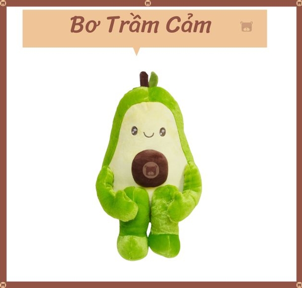 Bơ Trầm Cảm Thú Bông Hoa Thái