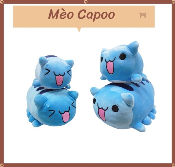 Mèo Capoo Thú Bông Hoa Thái