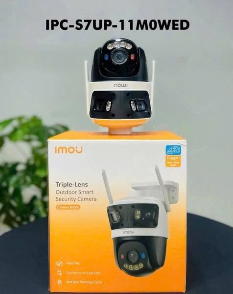 Camera Wifi IMOU Cruiser Triple 11MP IPC-S7UP-11M0WED (5MP + 3MP+ 3MP ...