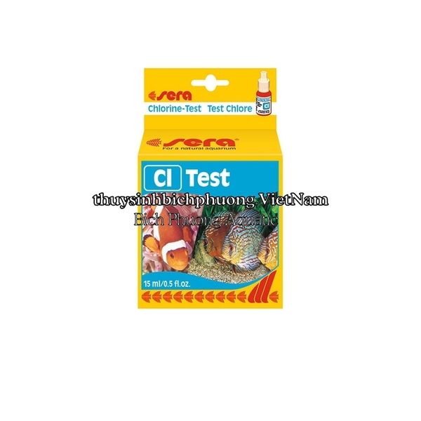 TEST Cl SERA - BỘ KIỂM TRA HÀM LƯỢNG CLORIN | THUỶ SINH BÍCH PHƯƠNG