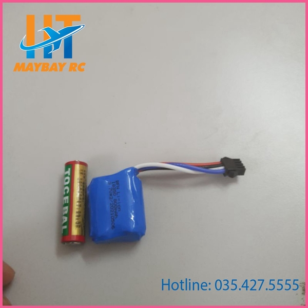Pin li-ion 18350 800mAh cho cano điều khiển UDI 901