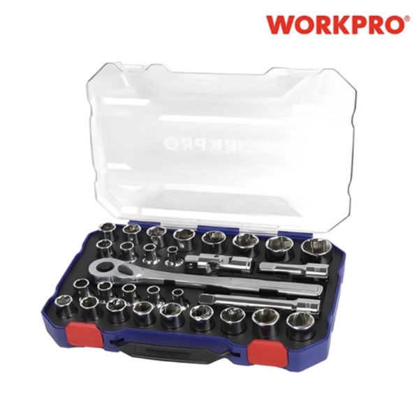 Bộ đầu cờ lê thay thế (1 sét = 30 cái) kích thước 1/2 inch Workpro - WP202525