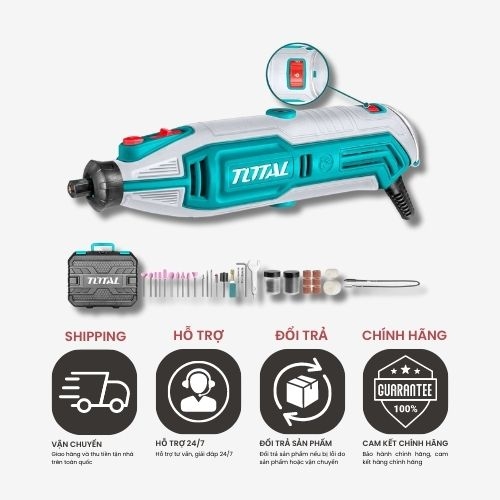 Máy Mài Khuôn Mini 130W TOTAL TG513326