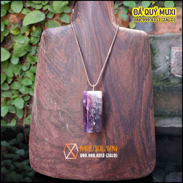 DÂY CHUYỀN BÁT GIÁC ĐÁ FLUORITE ĐA SẮC | ĐÁ QUÝ MUXI