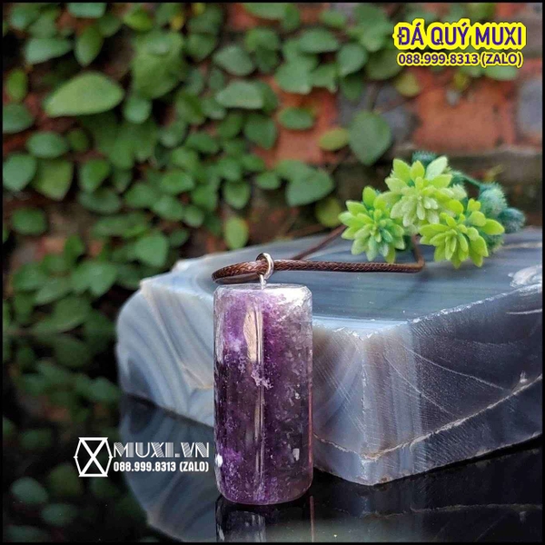 DÂY CHUYỀN BÁT GIÁC ĐÁ FLUORITE ĐA SẮC | ĐÁ QUÝ MUXI
