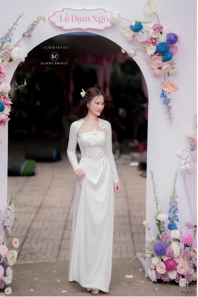 AD Bạch Liên Hoa (BST Cát Hỷ) | Áo Dài Sammy