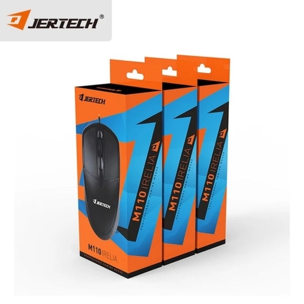 Chuột máy tính có dây văn phòng gaming TEKKIN JERTECH M110 giá rẻ DPI 1600 chơi game cho laptop