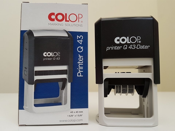 Dấu ngày tháng Printer Q43-Dater | Thương hiệu Colop của Châu Âu