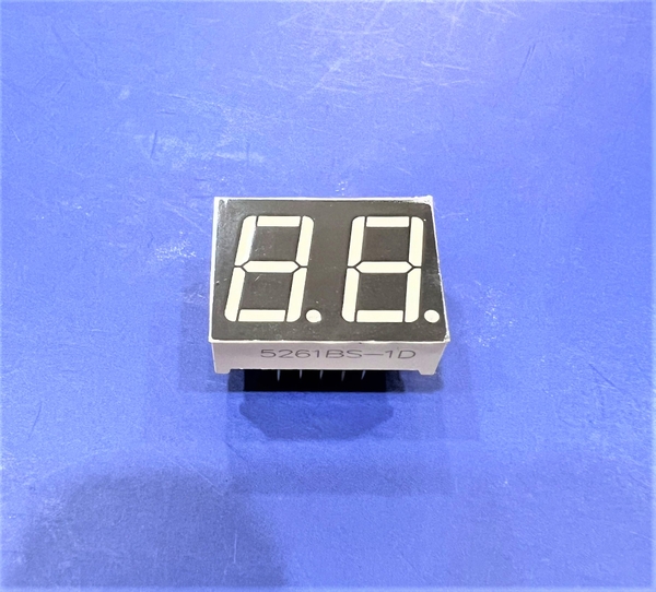 Led 7 đoạn 2 số 0.56inch 5261BS-1D Anode Dương Chung 10 chân màu Đỏ Red ...