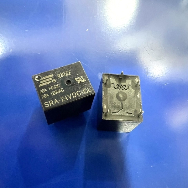 Relay trung gian 24V 20A 5 chân SRA-24VDC-CL SONGLE | LINH KIỆN ĐIỆN TỬ ...