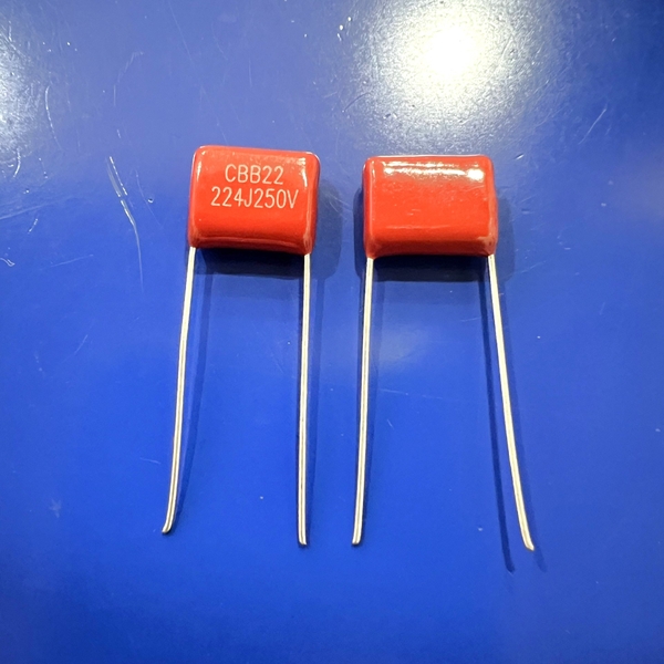 Tụ kẹo đỏ CBB22 224J250v 224J 250v 0.22uf 250v P10mm | LINH KIỆN ĐIỆN ...