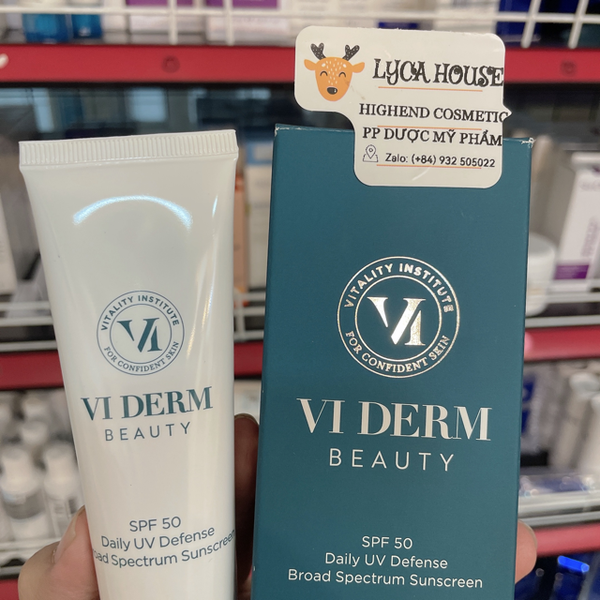 [VI DERM] VI Derm Daily UV Defense Broad Spectrum Sunscreen SPF 50 ...
