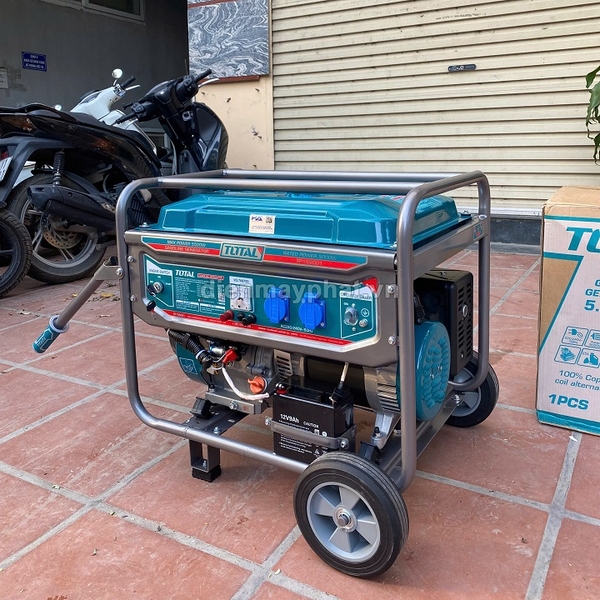 Máy phát điện động cơ xăng TOTAL TP155001 5.5kW