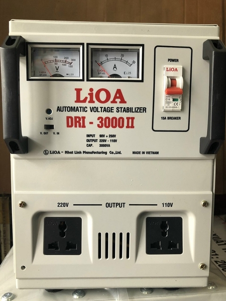 Ổn áp 1 pha Lioa 3KVA DRI 3000II