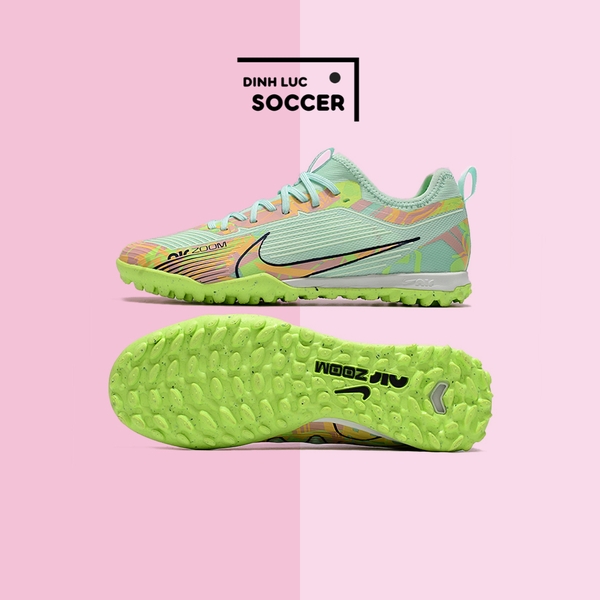Giày Bóng Đá Nike Mercurial 15 Pro Xanh Lá Vạch Cam V2 TF
