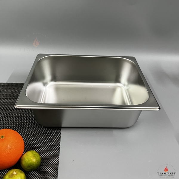 Khay buffet 1/2 sâu 10 inox cao cấp, an toàn, không gỉ.