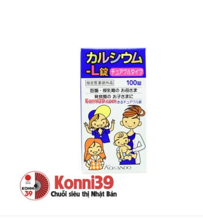 Viên uống bổ sung Canxi kokando 100 viên Konni39 Triều Khúc