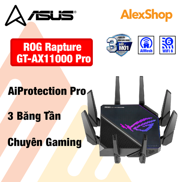 [AX11000] Thiết Bị Phát Wifi 6 Asus GT-AX11000 PRO 3 Băng Tần AX11000 ...