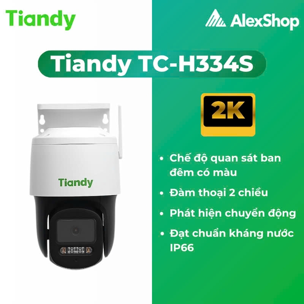 [3MP] Camera Wifi Tiandy TC-H334S 3MP quay quét Ngoài Trời | Alexshop.vn
