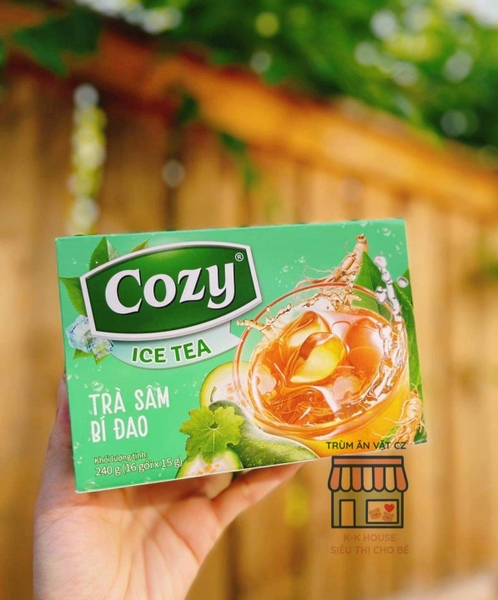 COZY TRÀ SÂM BÍ ĐAO HỘP 16 GÓI x 15G (HSD 25.06.2026) Trùm Ăn Vặt Cz
