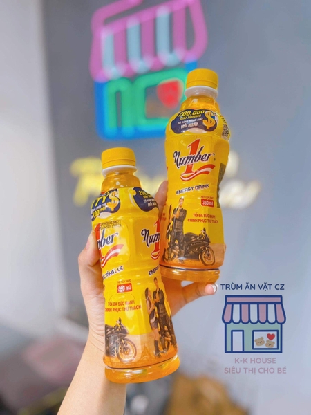 NƯỚC TĂNG LỰC NUMBER 1 CHAI 330ML(HSD 14.01.2026) Trùm Ăn Vặt Cz