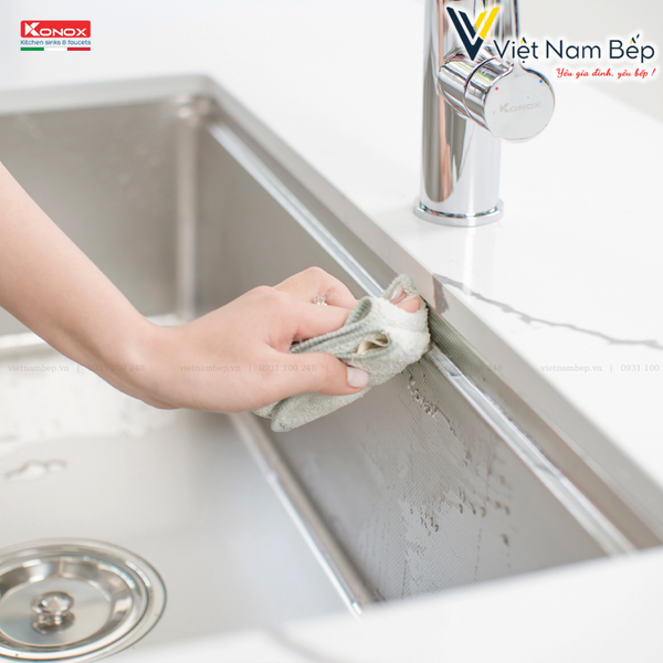 Chậu rửa bát chống xước Undermount Sink KN8146SU Dekor Basic - Chính ...
